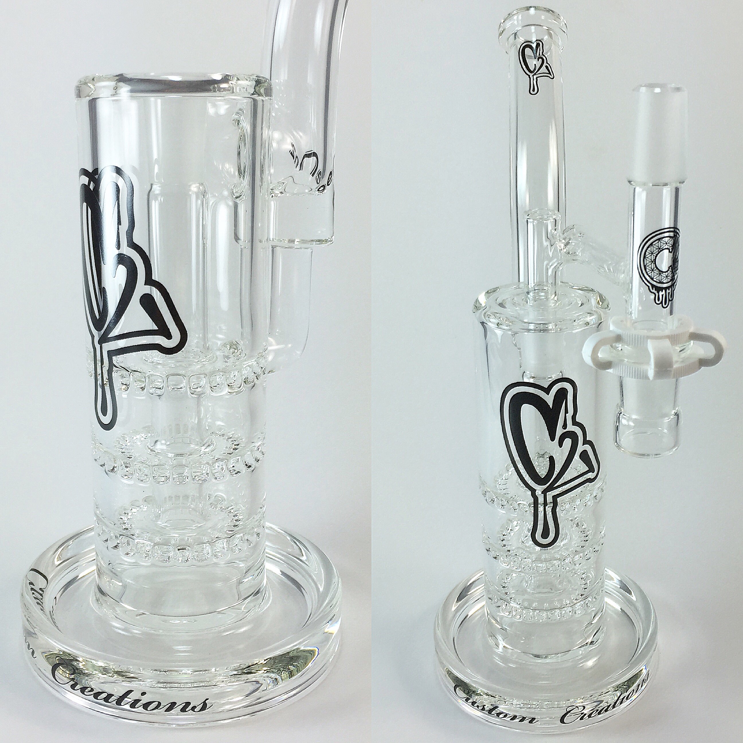 Triple Ratchet Dabbing Rig By C2 Glass (BRB50TR) | DabFarm.com