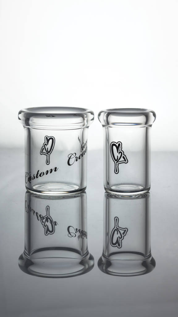 Quartz Nail Cleaning Q-tip Jars – C2 Glass | DabFarm.com
