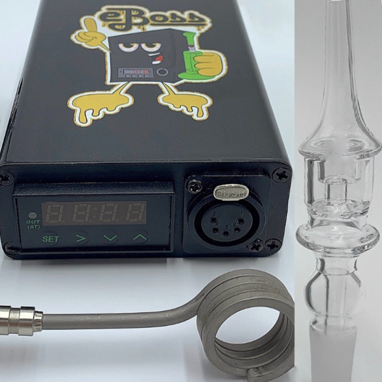 18MM MALE eBoss Mini XL Quartz eNail Kit (20mm Coil) | DabFarm.com