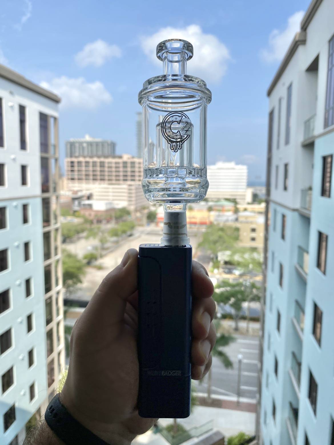 Huni Badger Portable Enail – C2 Custom Creations Glass Attachment ...