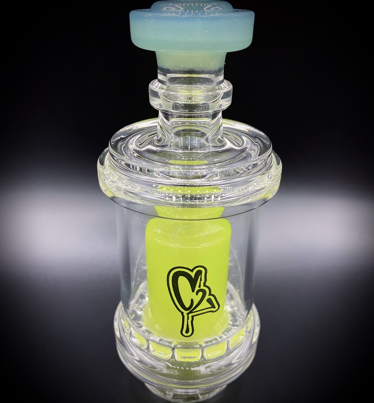 Carta Enail | C2 Glass Single Ratchet Mini Rig | DabFarm.com