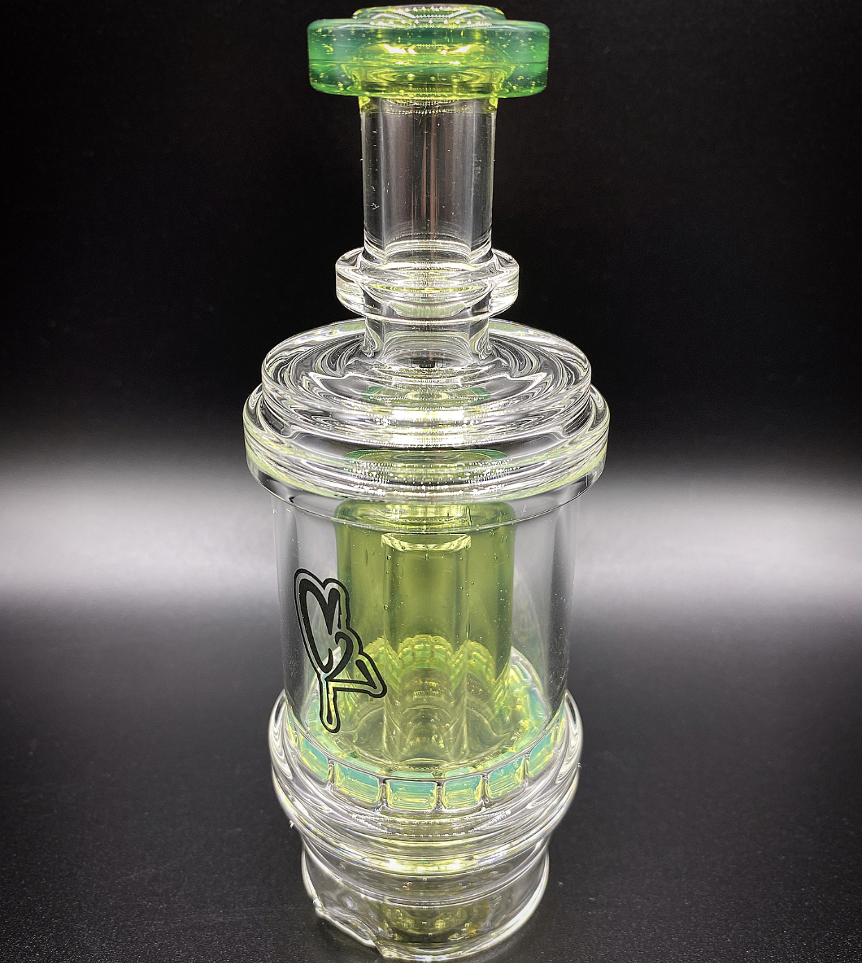 C2 Glass Heady Dabbing Rig | Puffco Peak Enail | DabFarm.com
