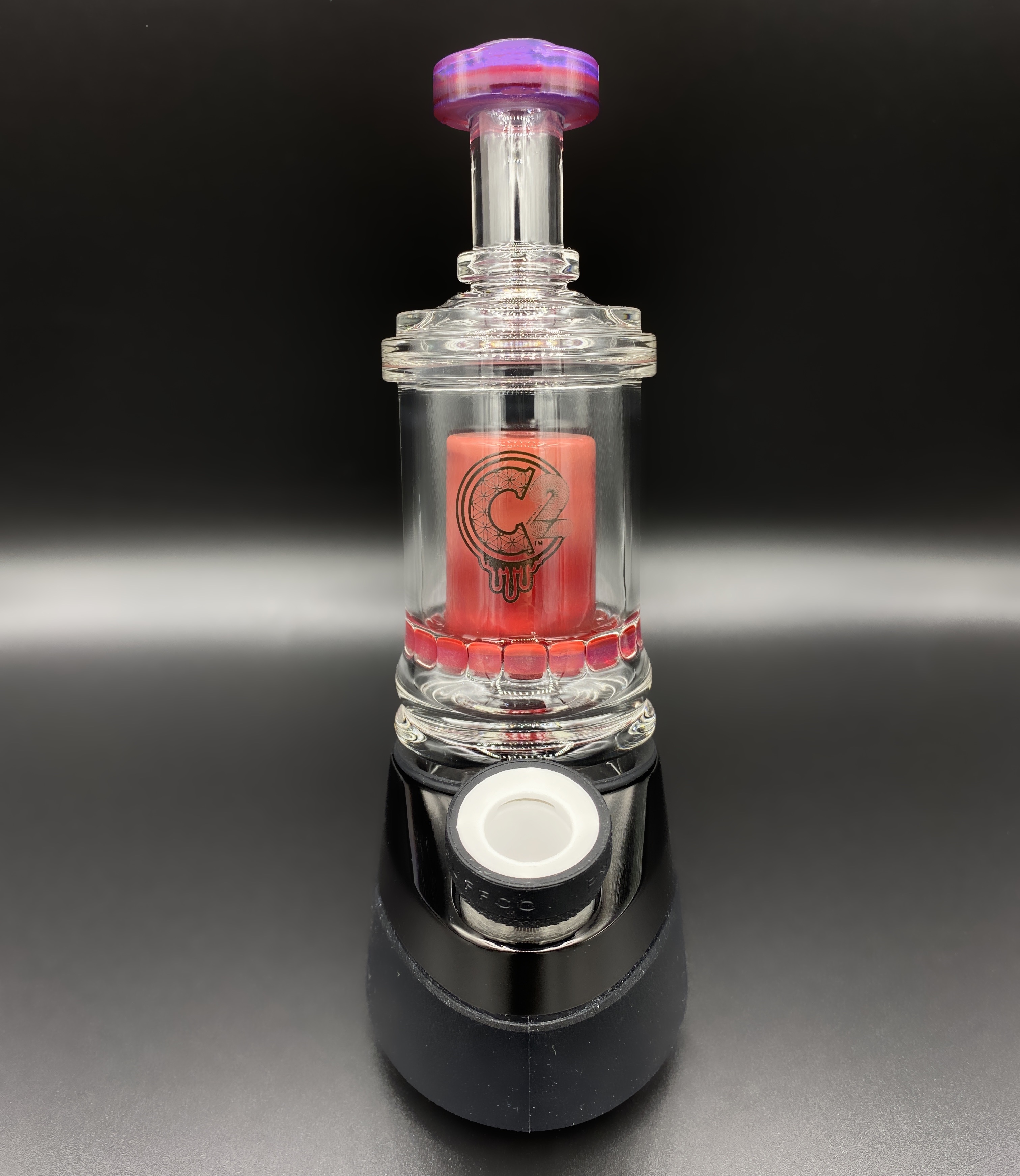 C2 Glass Heady Dabbing Rig | Puffco Peak Enail | DabFarm.com