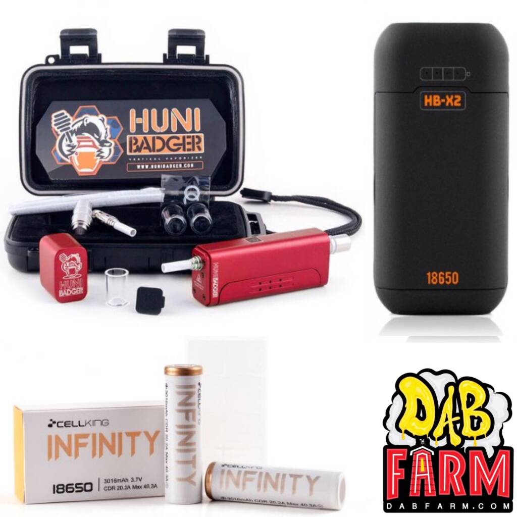 Huni Badger Portable Dab Rig Enail Kit - Red | DabFarm.com
