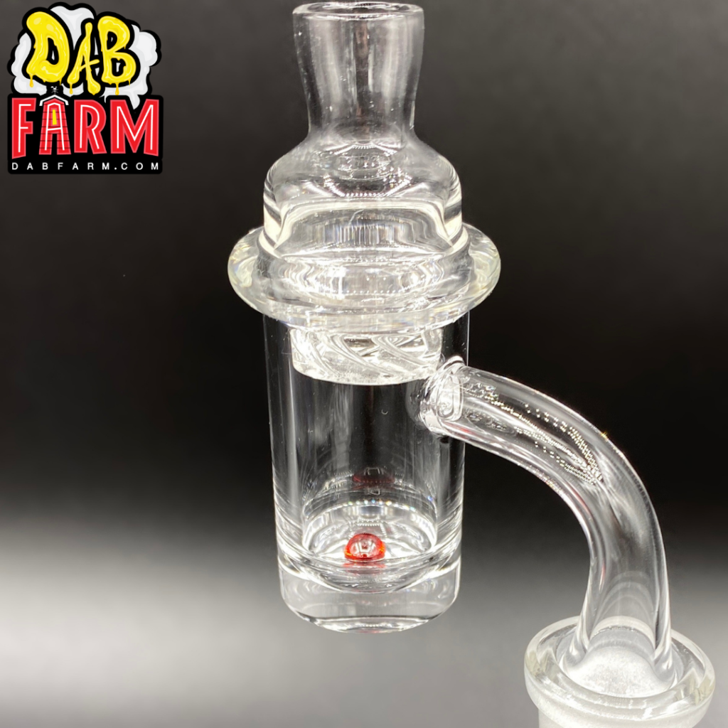 Concave Quartz Banger + UFO Vortex Carb Cap Kit | DabFarm.com