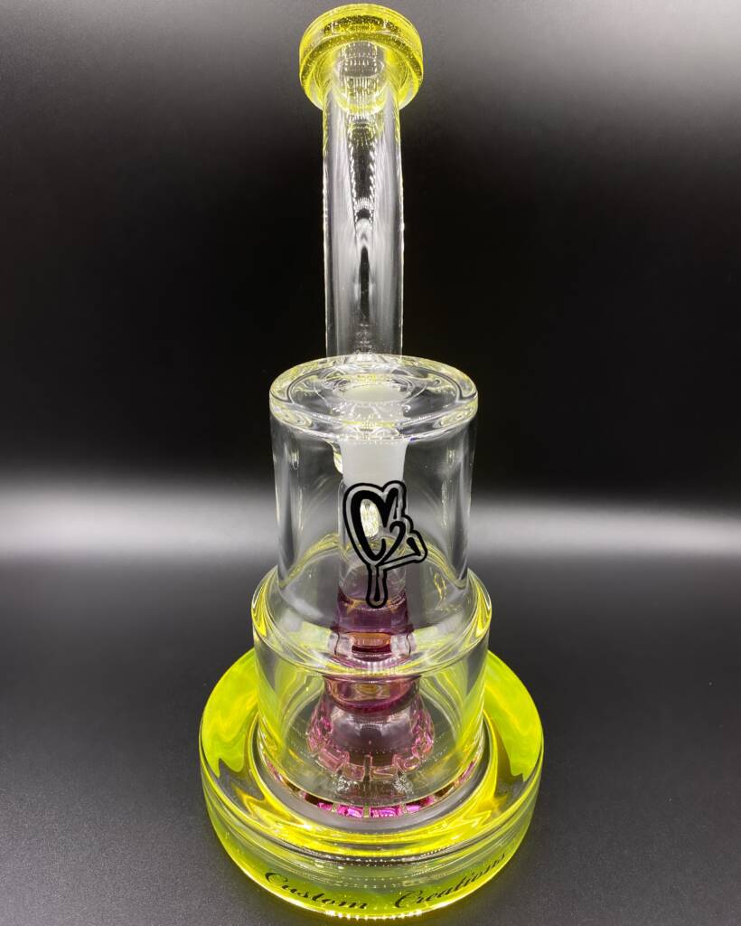C2 Custom Creations Glass | CAKE SP Dab Rig | DabFarm.com